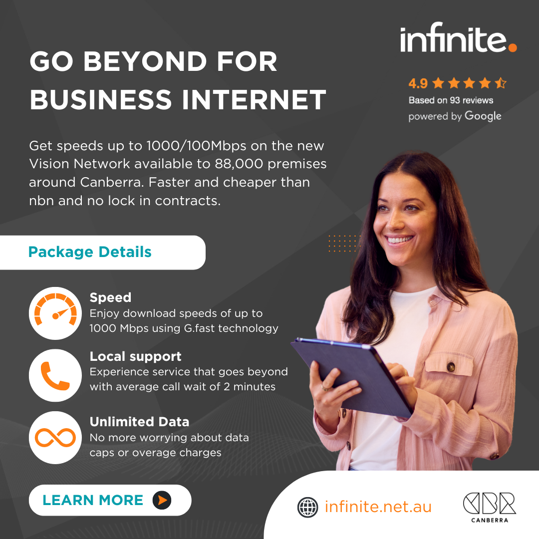 Vision G.fast & VDSL2 Broadband - Canberra - Infinite Networks